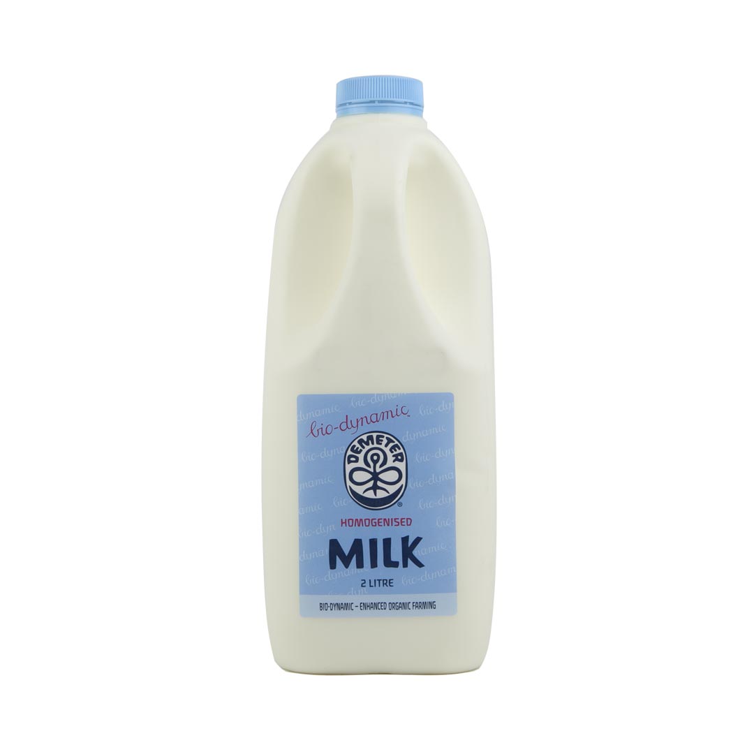 Demeter Homogenised Milk 2L - City Wholefood Distributor