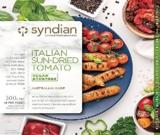 SYNDIAN ITALIAN SUN-DRIED TOMATO SAUSAGE - City Wholefood Distributor