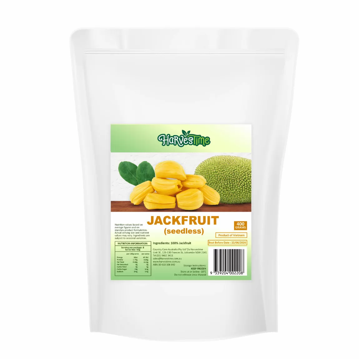 Harvestime Jackfruit 12 x 400g | Box - City Wholefood Distributor