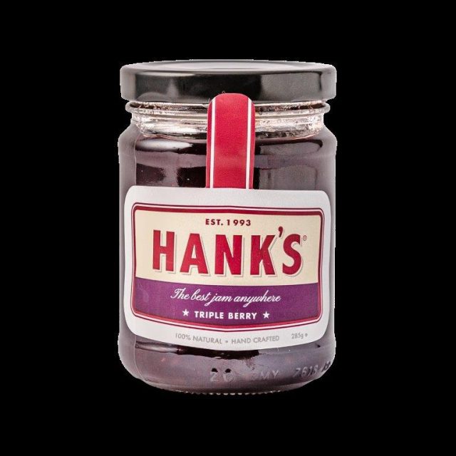 Hanks Tripleberry Jam 285g - City Wholefood Distributor